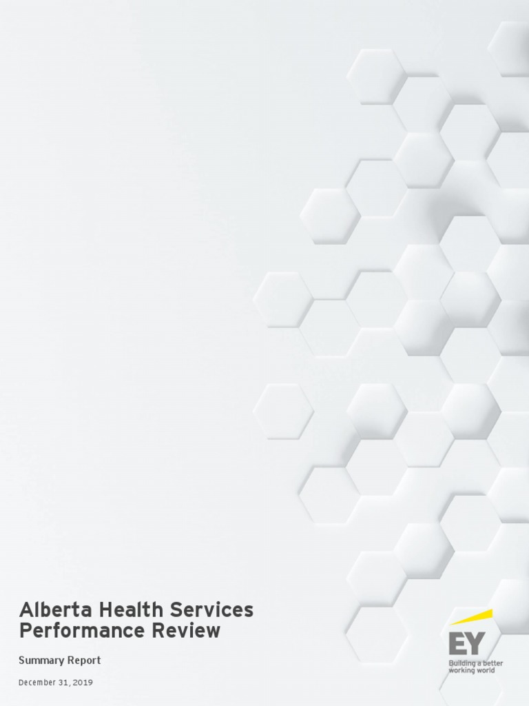 AHS Review Summary Report | PDF | Health System | Health Care