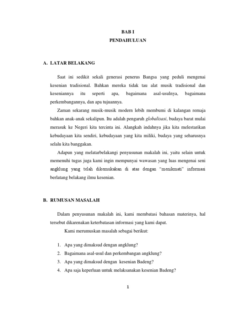 Angklung Badeng | PDF