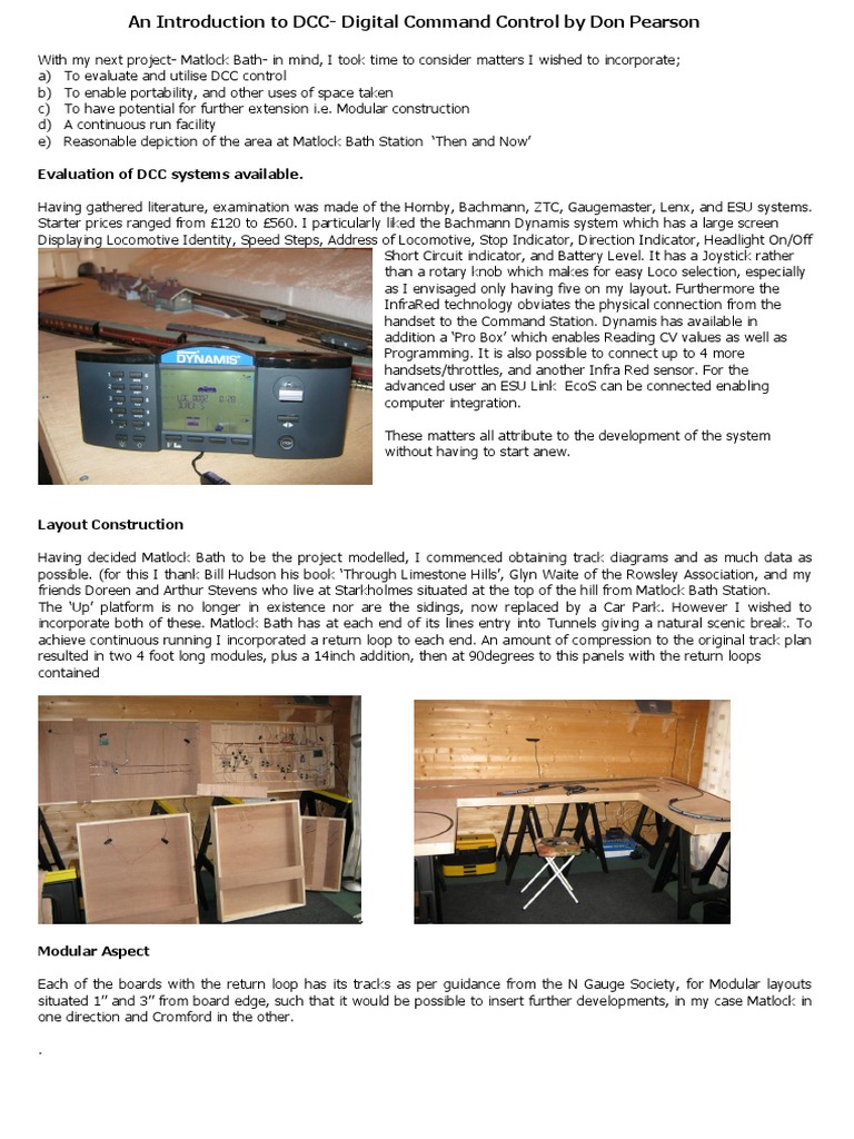 An Introduction To DCC | PDF | Electrical Connector | Manufactured Goods