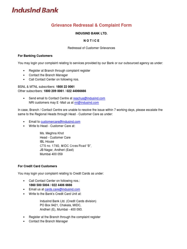 Grievance Redressal Complaint | PDF | Consumer Protection | Government