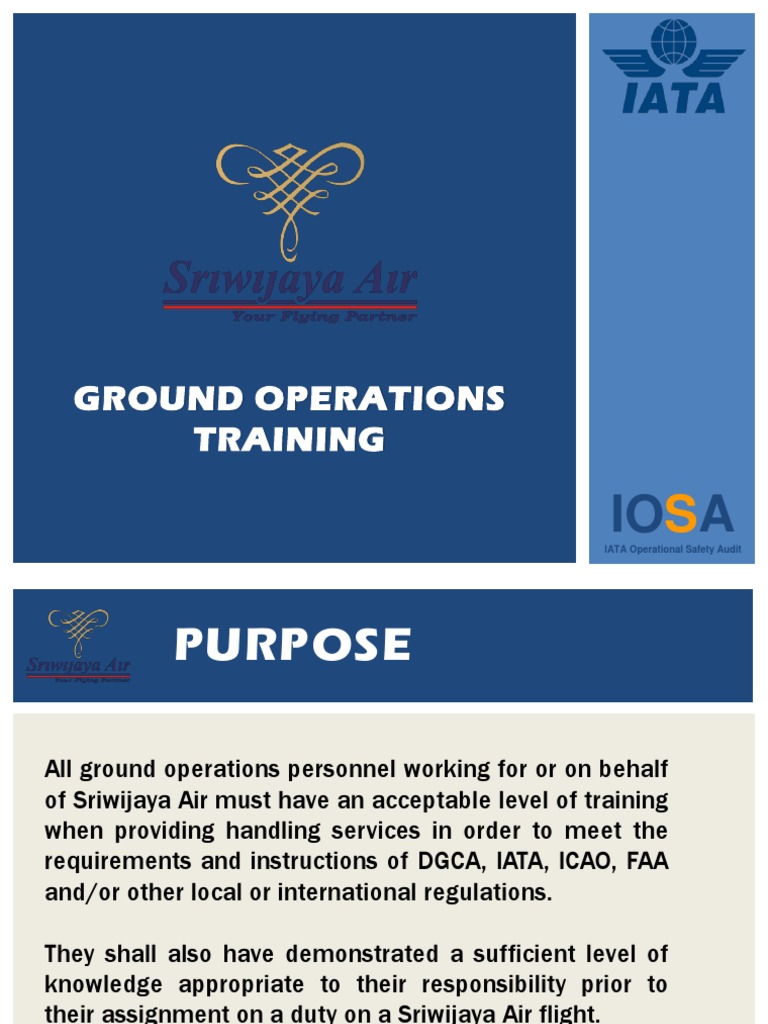 Ground Operations Training | PDF | Airport | Baggage
