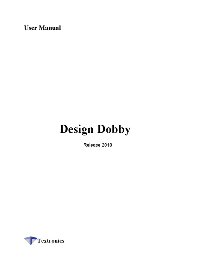 Design Dobby | PDF | Weaving | Graphical User Interfaces