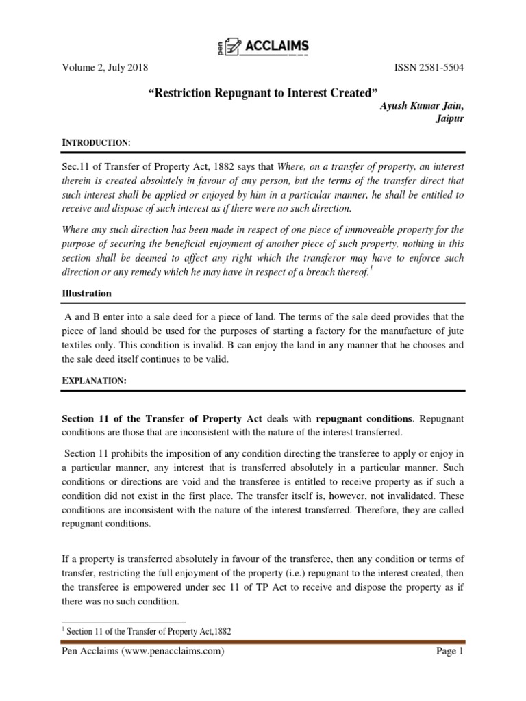 Property Law | PDF | Deed | Property