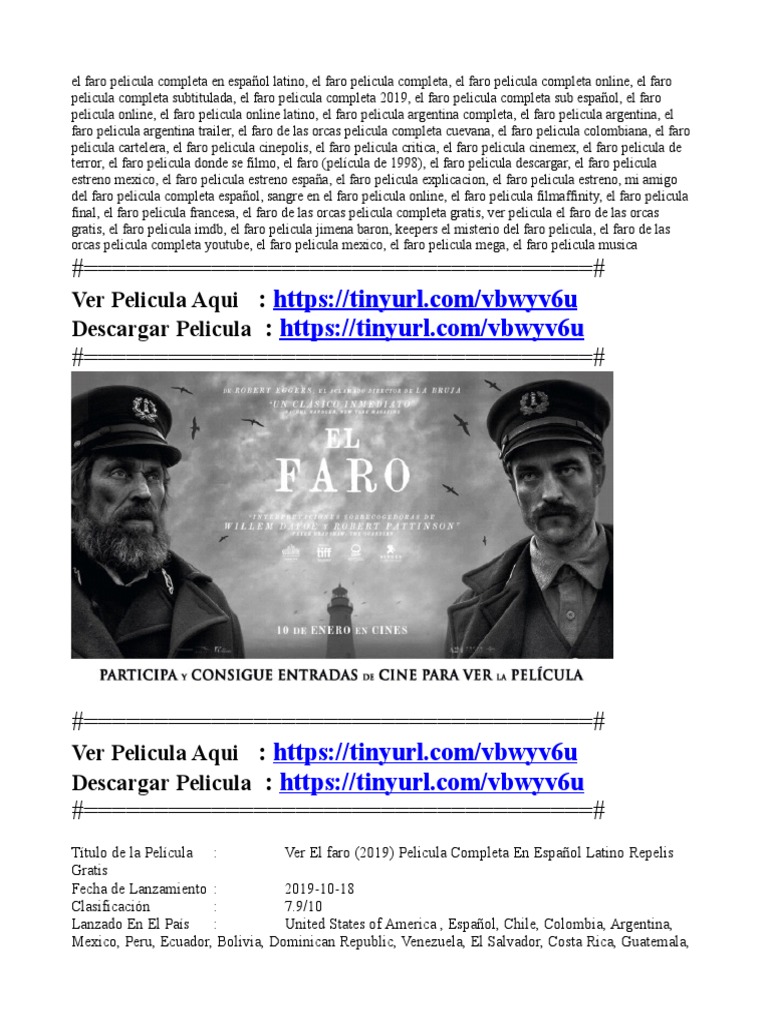 El Faro Pelicula Completa en Español Latino | PDF | America latina | Cine