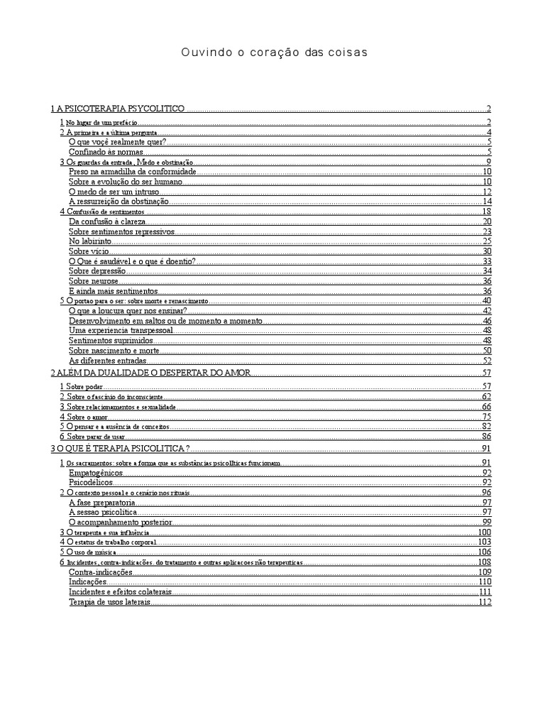 Terapia Psicolitica - Samuel Widmer - Ouvindo o Coração Das Coisas ...