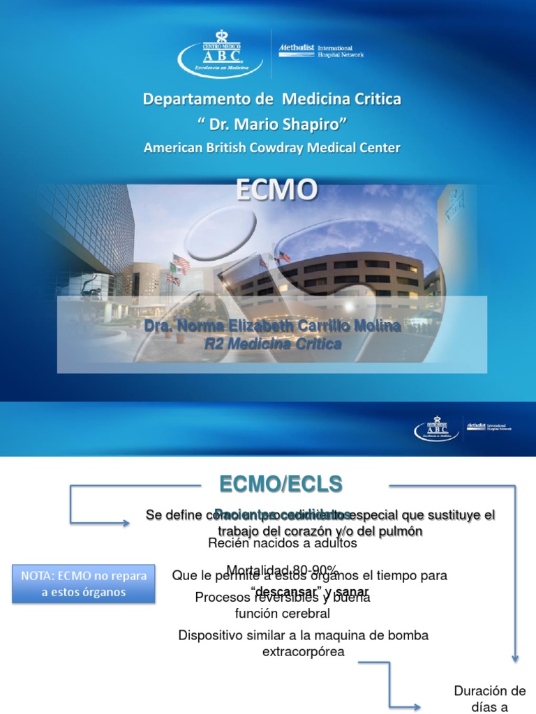 ECMO | PDF | Sistema circulatorio | Hemodinámica