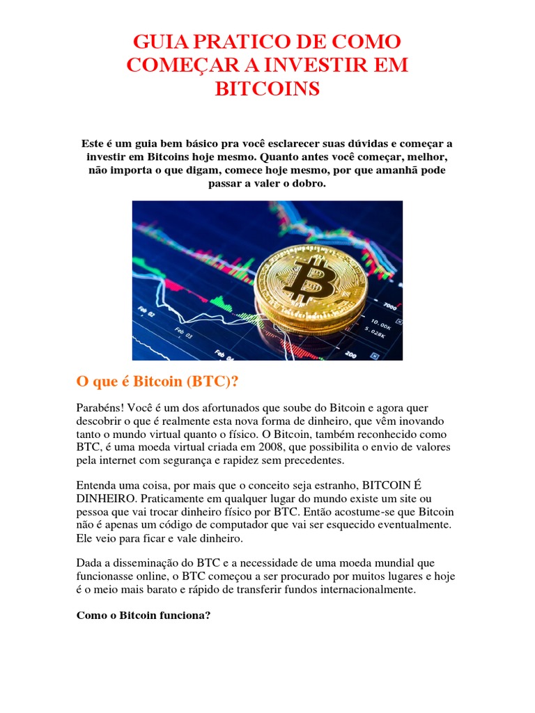Guia Pratico Bitcoins | PDF | Bitcoin | Criptografia de chave pública