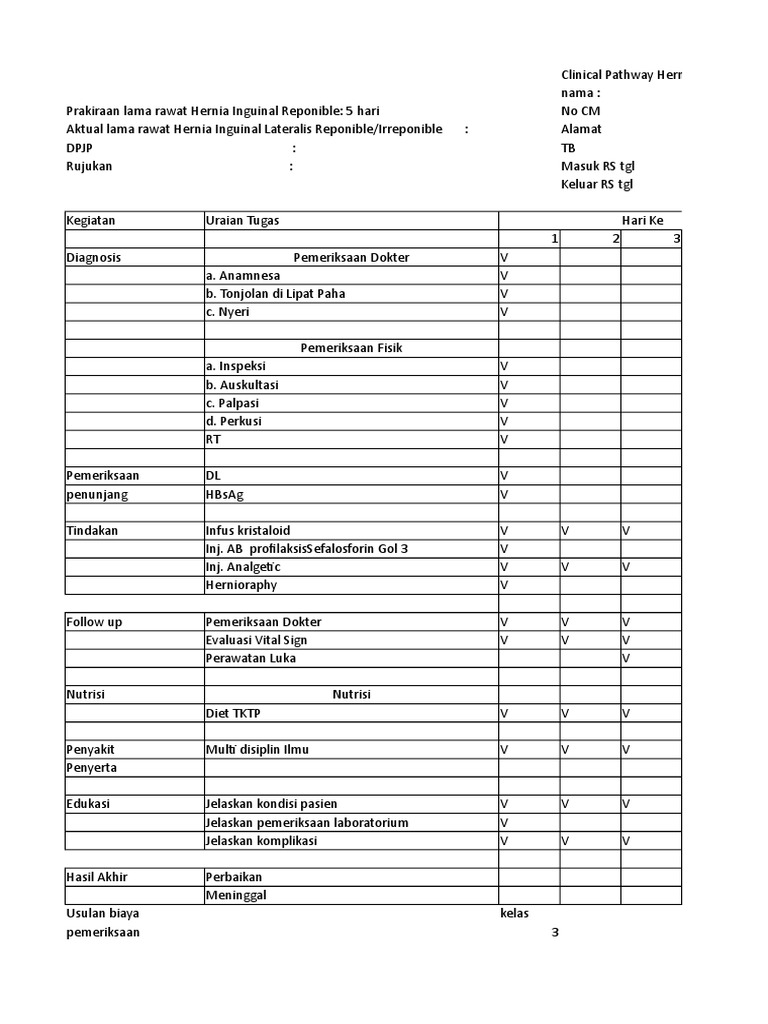 Clinical Pathway HIL Rev1 | PDF