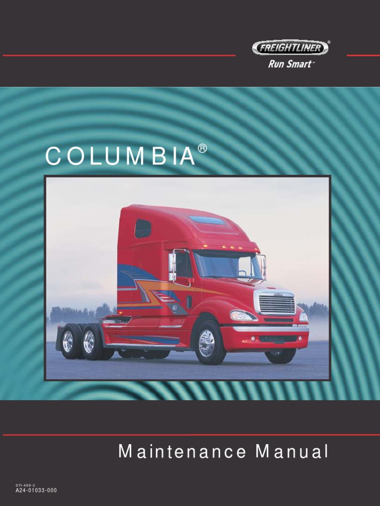 Freightliner Columbia Manual | PDF | Truck | Axle