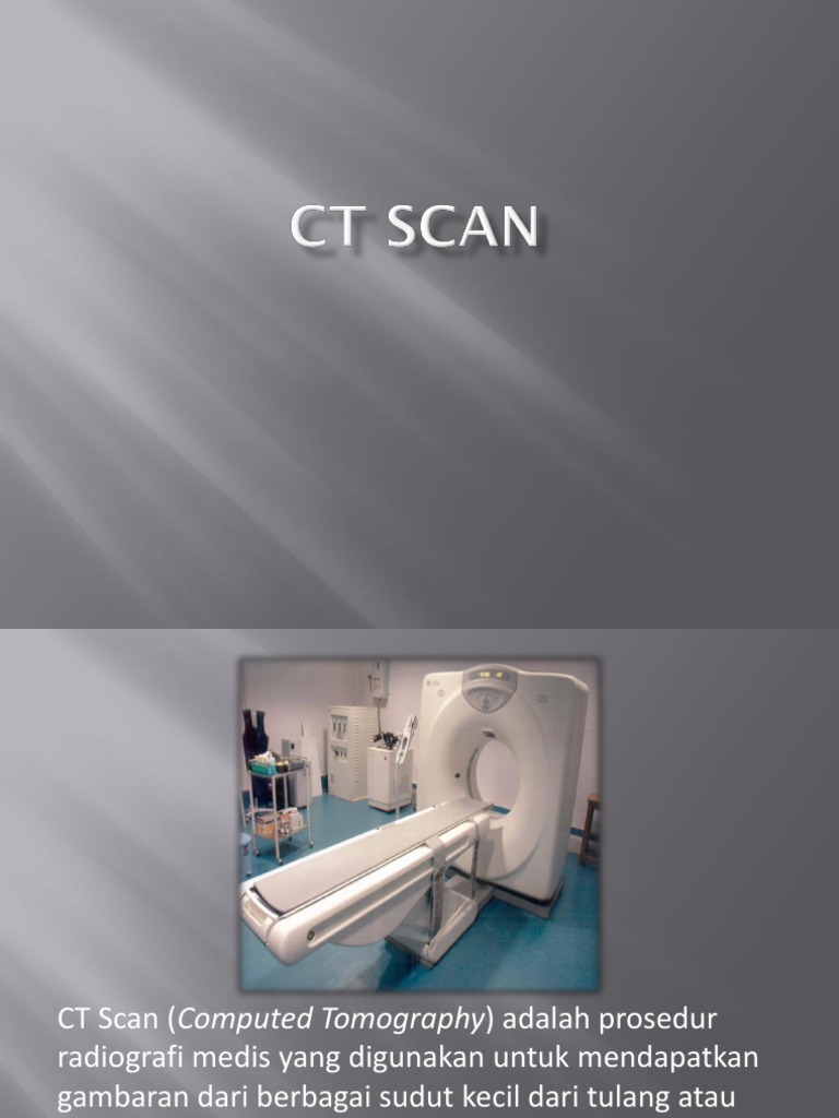 Radiologi CT Scan | PDF