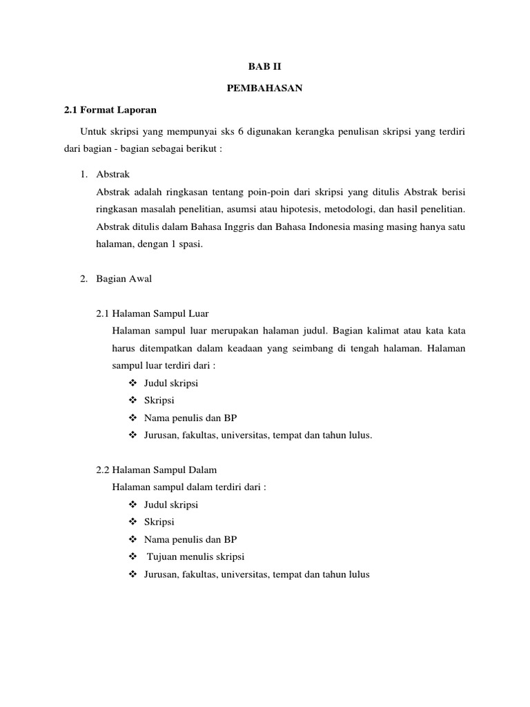 Metode Penulisan Skripsi Pdf