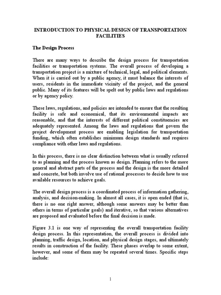 2 Physical Design of Transportation Facilities | PDF | Rail Transport ...