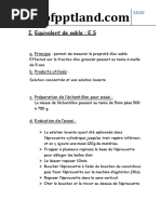 TP Equivalent de Sable | PDF