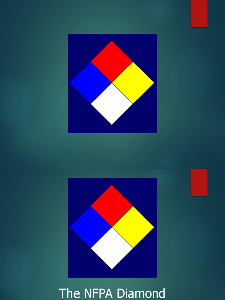 NFPA Diamond | PDF | Explosion | Occupational Safety And Health