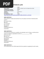 IASSC Lean Six Sigma Green Belt Study Guide | PDF | Statistics | Six Sigma