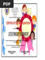 Narrative Report On SPG Election | PDF | Cognition | Behavior Modification