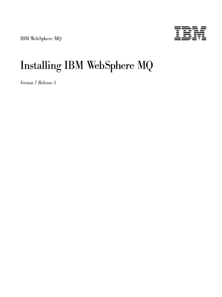 wmq75 Installconfig | Download Free PDF | Distributed Computing Architecture | Computer Architecture
