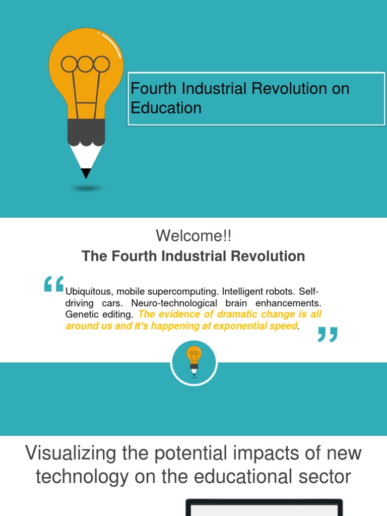 4th Industrial Revolution | PDF | Employee Retention | Teachers