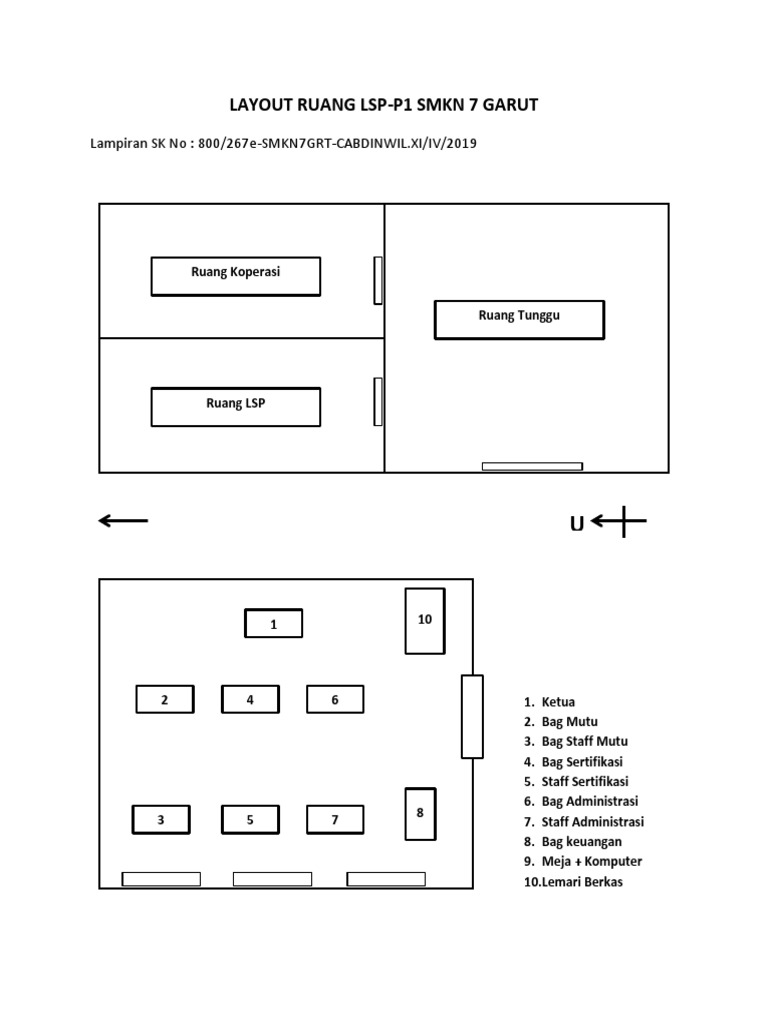 Layout Ruang LSP | PDF