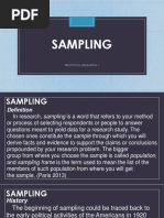 Accidental Sampling: Methods 2 Edition. New York and London: Routledge ...