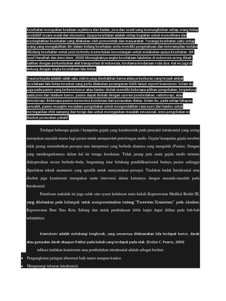 Modul Kraniotomi | PDF