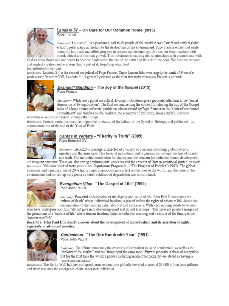 Laudato Si | PDF | Pope Francis | Catholic Theology And Doctrine