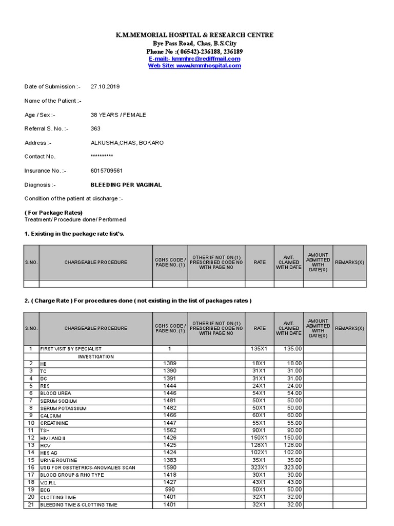 Opd Sample | PDF | Health Sciences | Diseases And Disorders