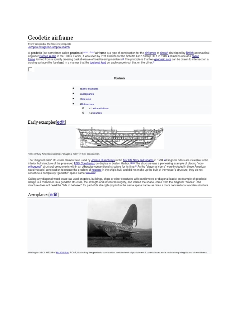 Geodetic Airframe | PDF | Aviation | Aerospace