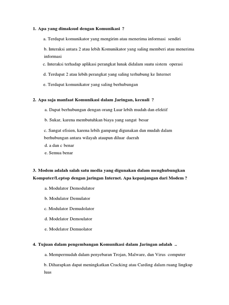 Soal UAS Simdig Kelas 10 | PDF
