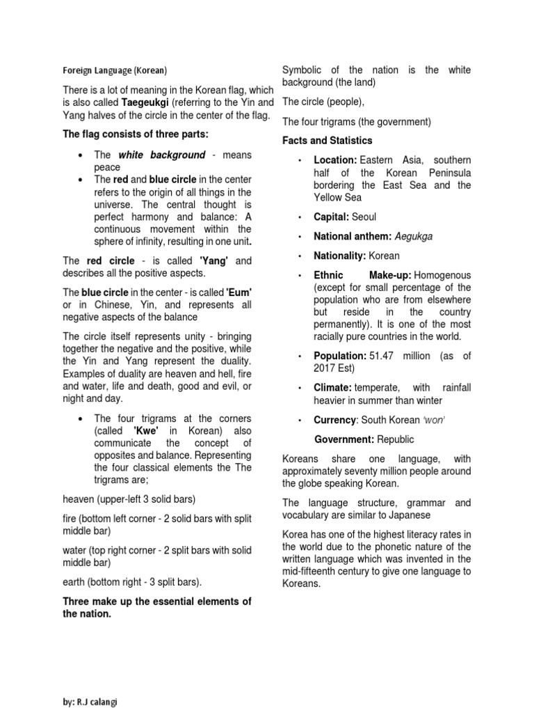 Korean Reviewer | PDF | Korean Cuisine | Yin And Yang