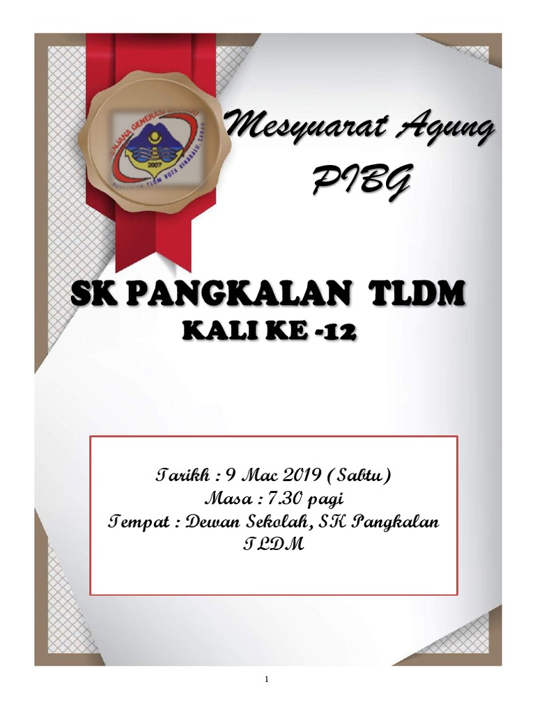 Buku Program Agm Ke 12 | PDF