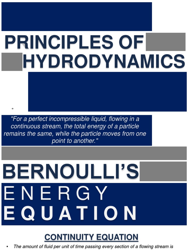 Hydrodynamics PDF | PDF | Fluid Dynamics | Pump