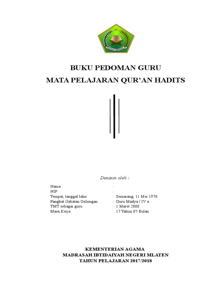 Contoh BUKU PEDOMAN GURU | PDF