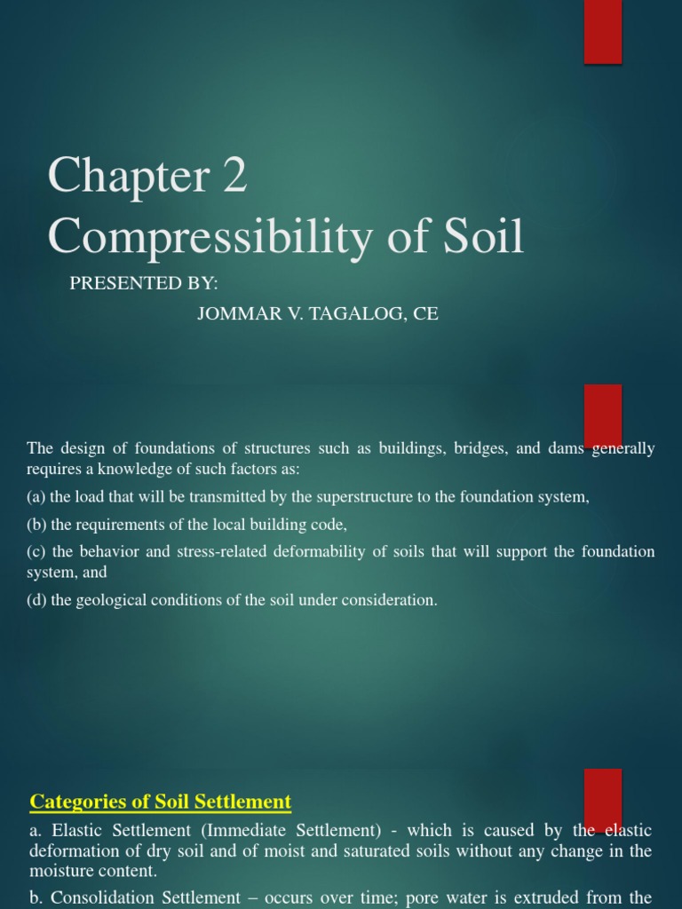 Soil Compressibility and Consolidation Analysis | PDF | Soil ...