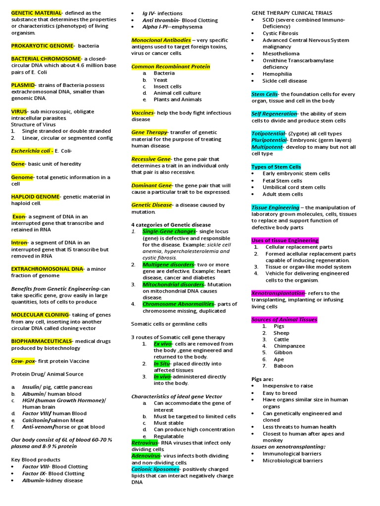 Biotech Reviewer | PDF | Gene | Genetics