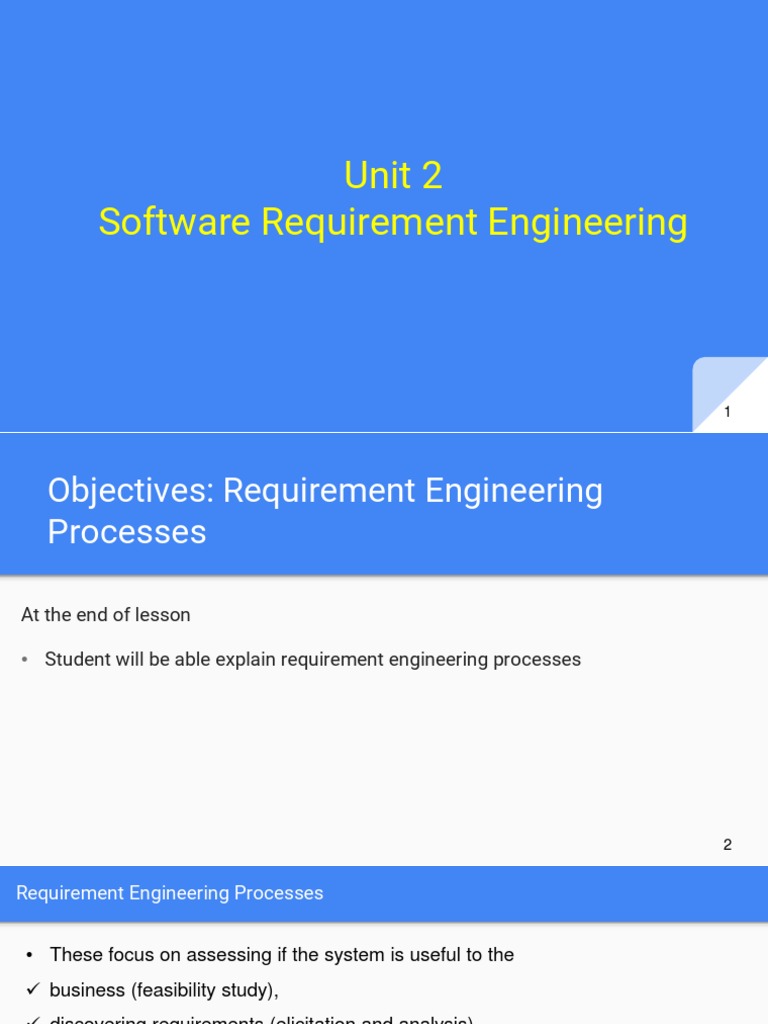 Unit 2 Software Requirement Engineering | PDF | Use Case | System