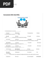 Business Communication MCQs and Answers | PDF | Communication | Sentence (Linguistics)