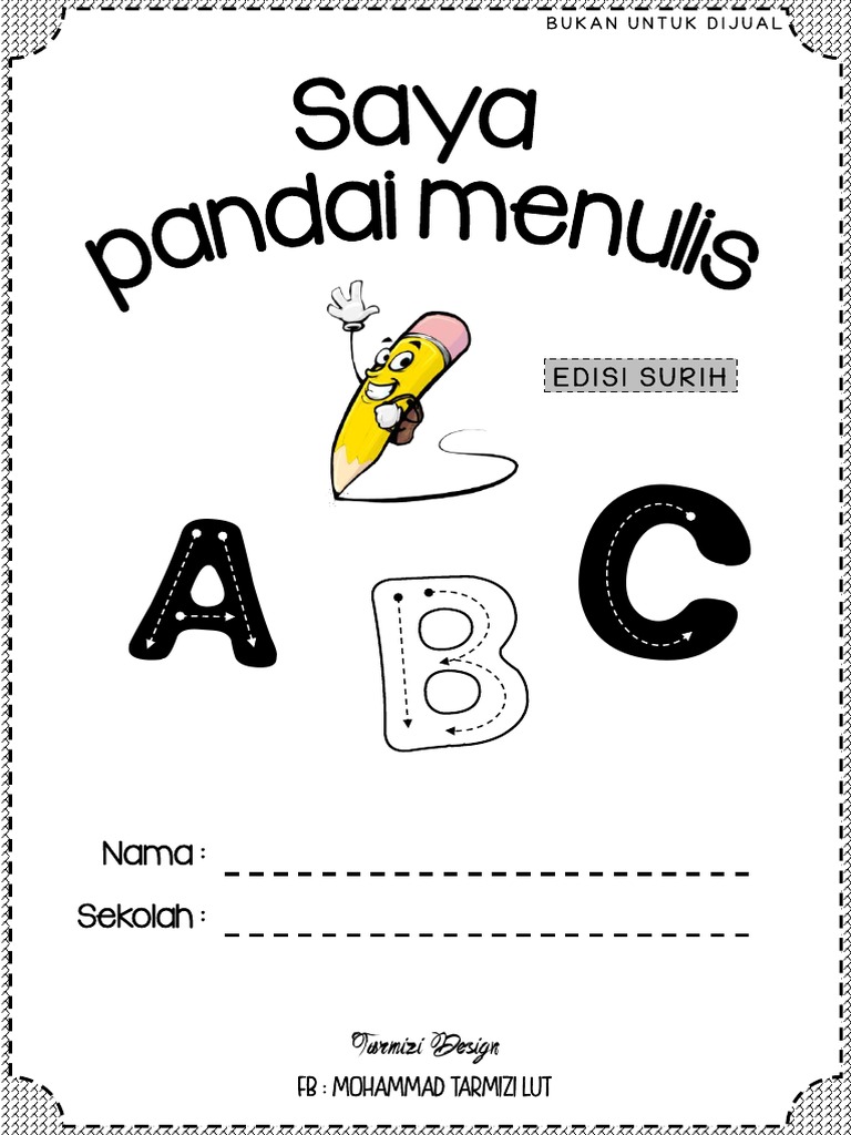 Saya Pandai Menulis Abc - Surih | PDF