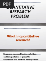 The Statement of The Problem | PDF | Qualitative Research | Question