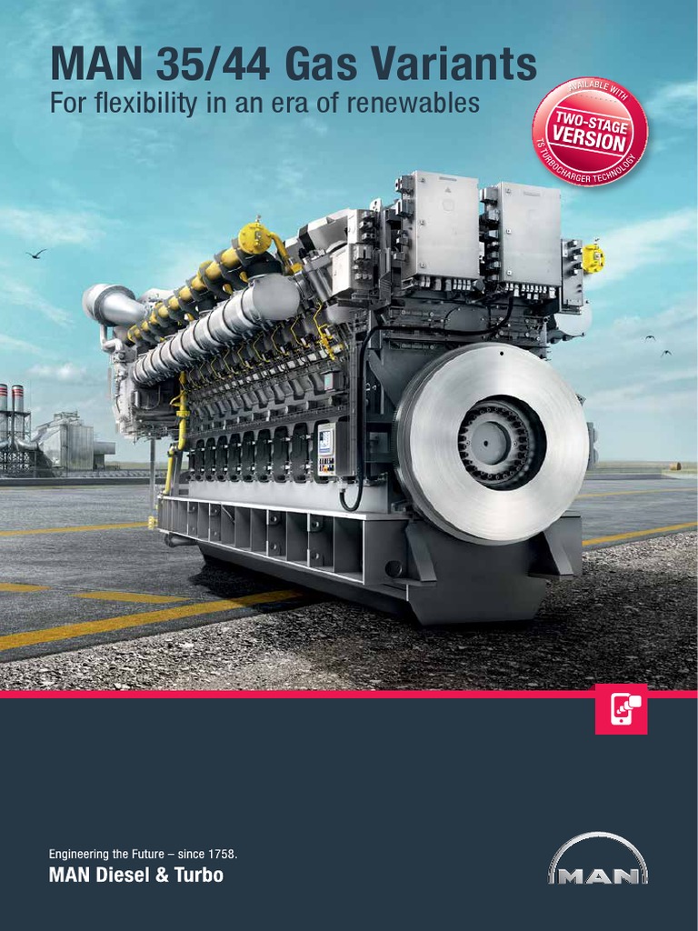 v3544g Four Stroke Gas Engine | PDF | Turbocharger | Power Station