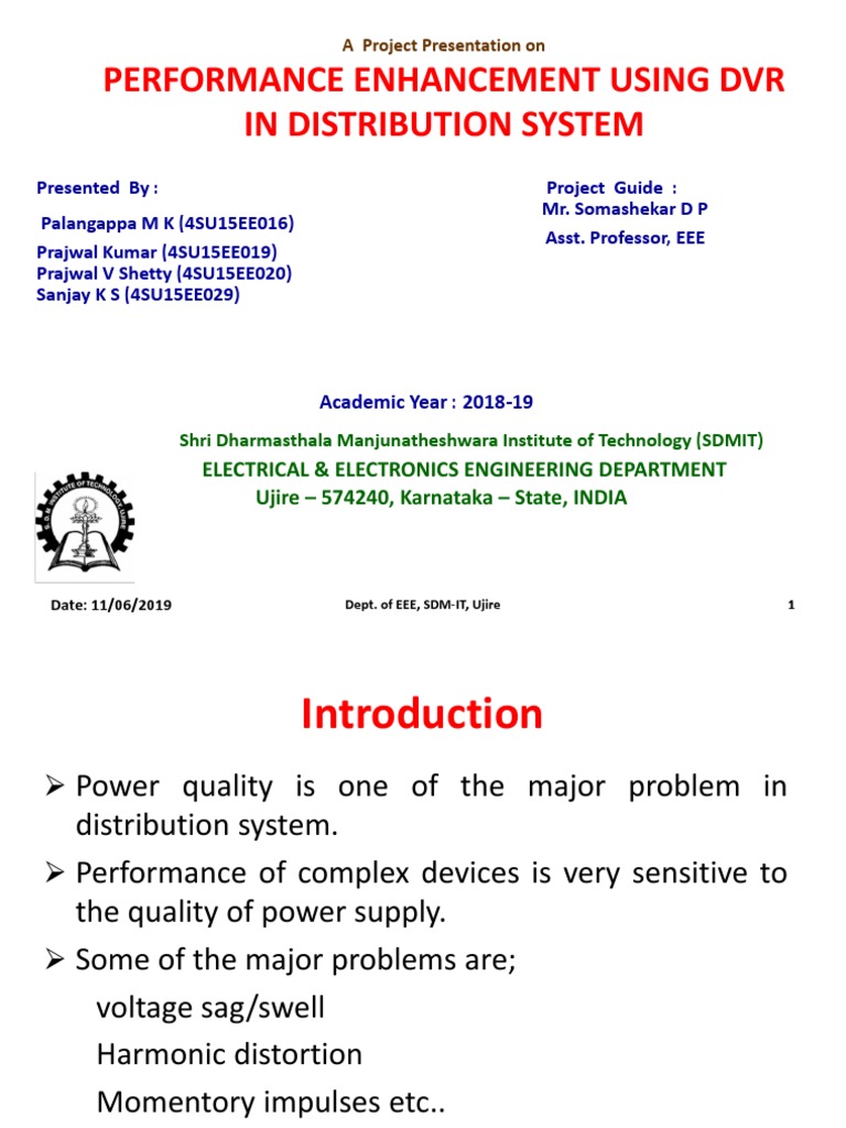 DVR | PDF | Power Inverter | Electrical Engineering