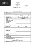 Arms License Application Form PK SINDH | PDF | Projectiles | Projectile Weapons