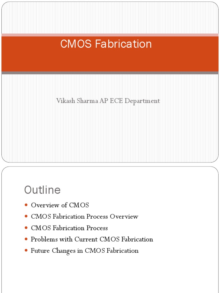 CMOS Fabrication Process Overview | PDF | Semiconductor Device ...