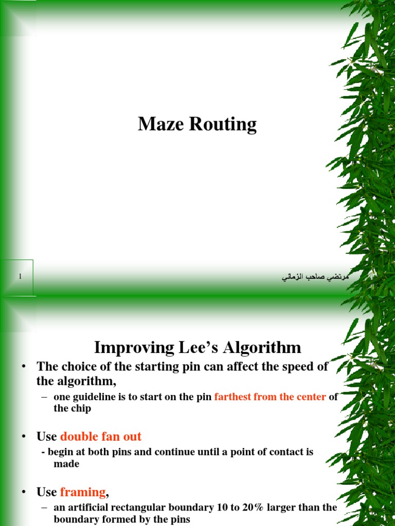 28 Maze Routing | Download Free PDF | Routing | Discrete Mathematics