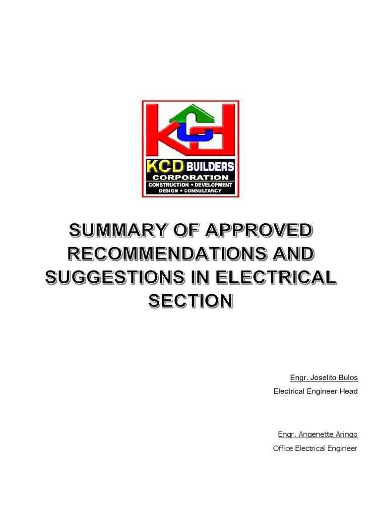 Reports of Electrical | PDF | Business