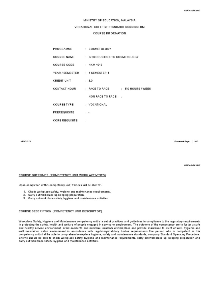 Preparing for Safety: An Introduction to Workplace Hygiene, Safety and ...