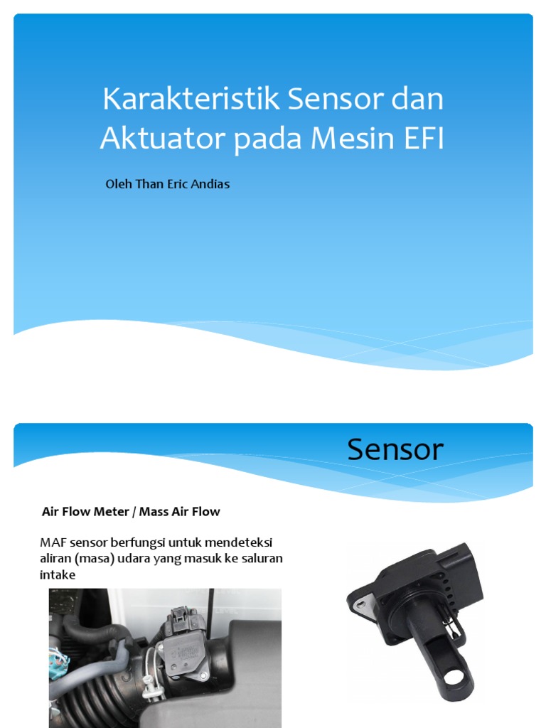 Karakteristik Sensor dan Aktuator EFI | PDF