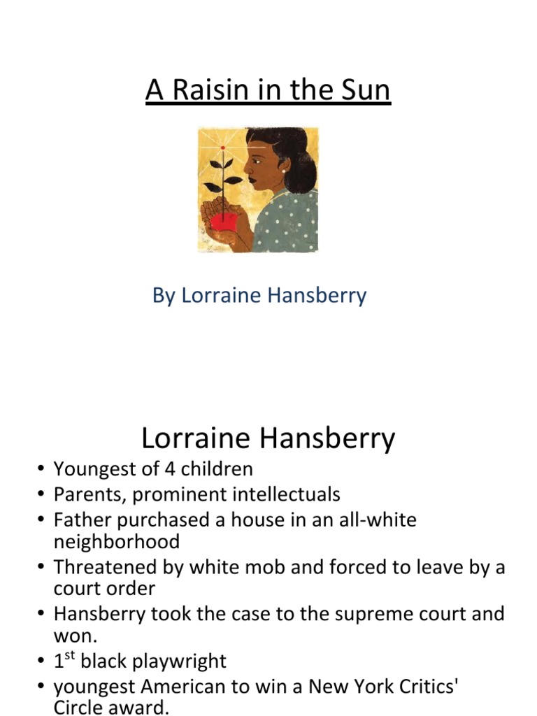 A Raisin in The Sun Introduction and Notes | PDF