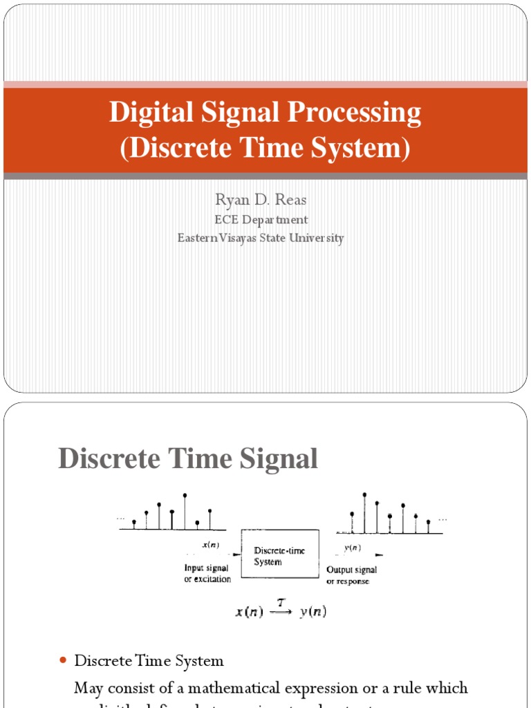 Digital Signal Processing | PDF | Digital Signal Processing | Discrete ...
