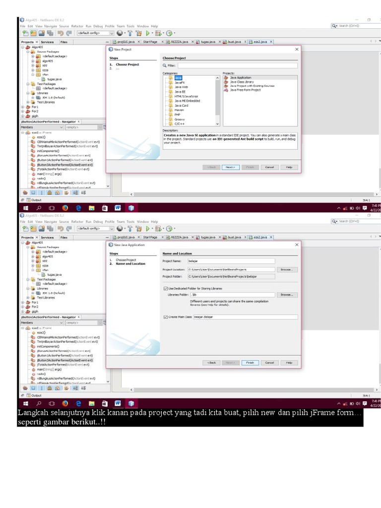 Aplikasi Kasir Dengan Netbeans | PDF